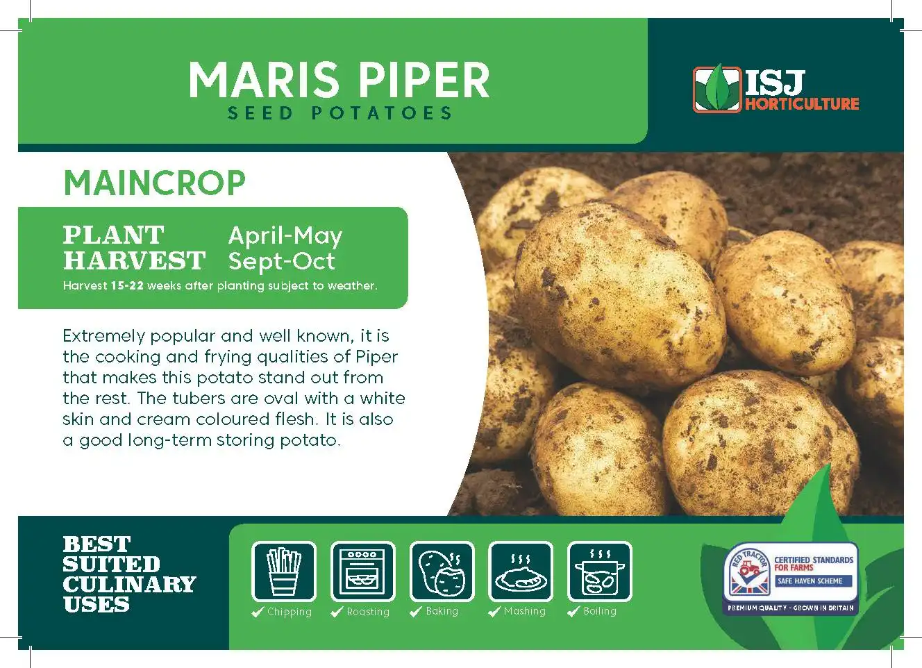 Maris Piper - Elmwood Garden Centre - Emerson's Green